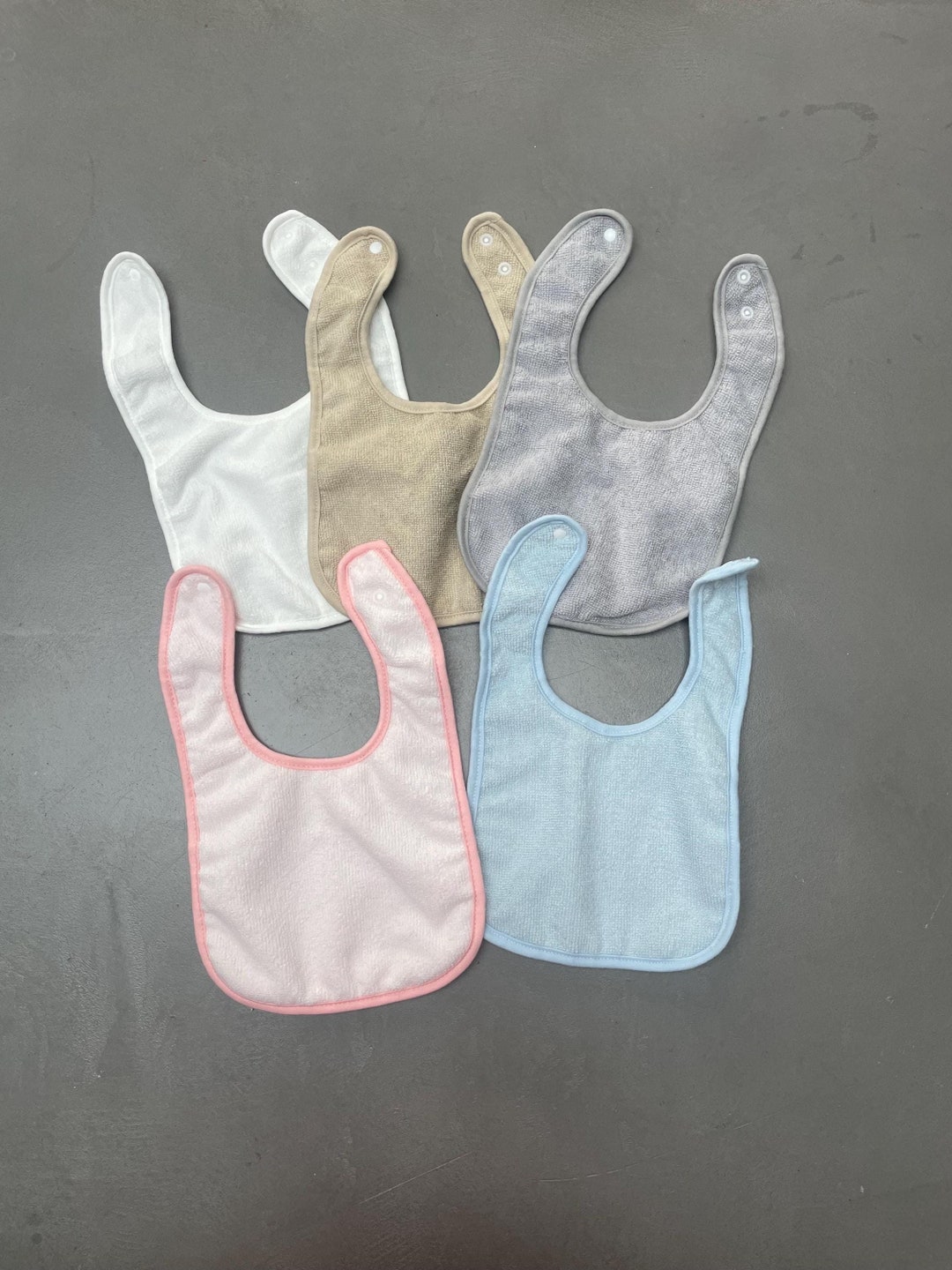 Plastic Back Dribble Bibs, Plain Dribble Bibs, Baby Bibs, Drool Bibs ...