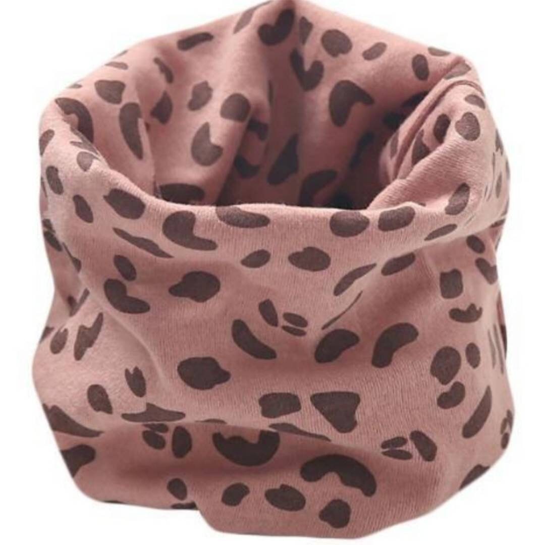 Children's Pink Leopard Print Snood, Snood, Neck Scarf, Neck Tube ...