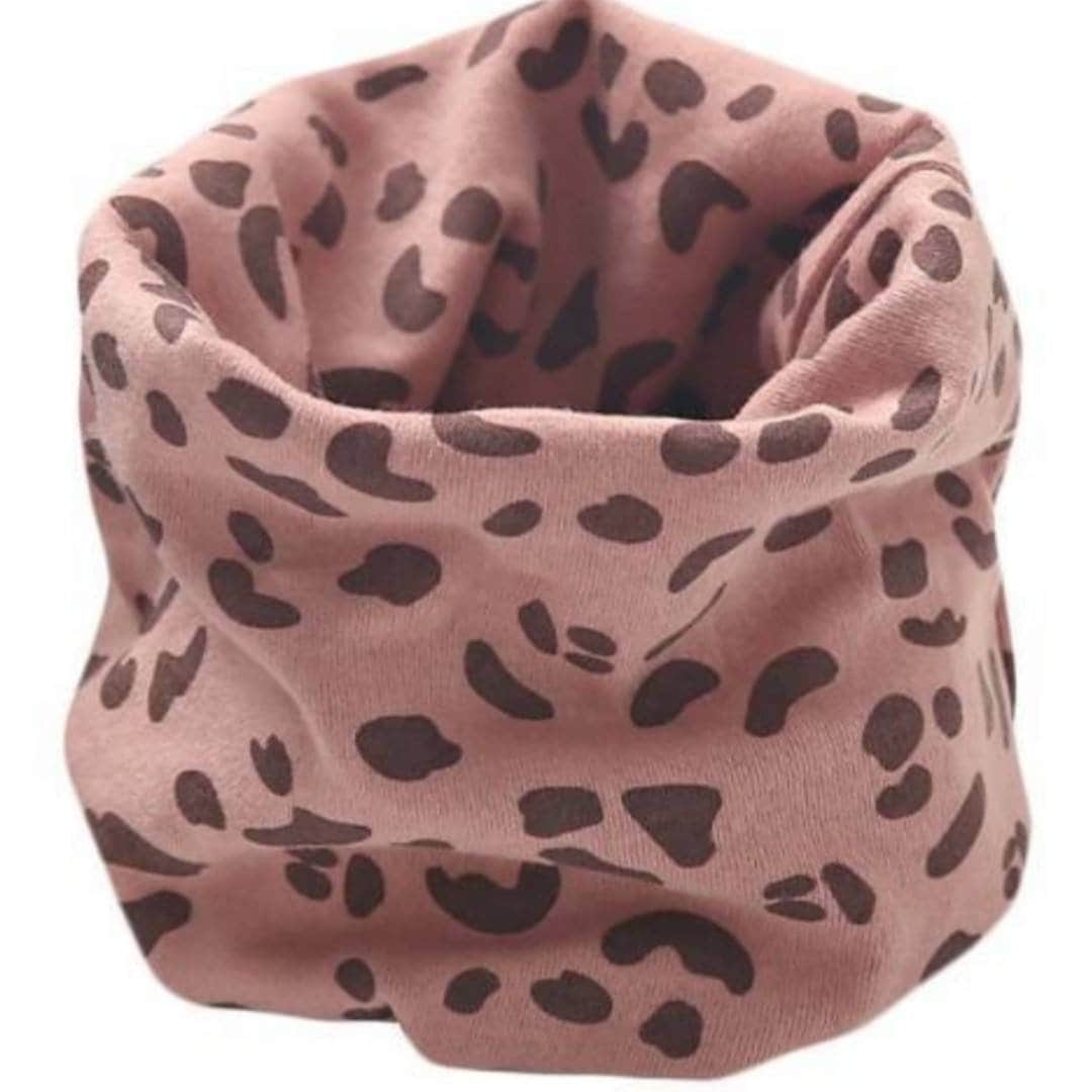 Children's Pink Leopard Print Snood Snood Neck Scarf - Etsy UK