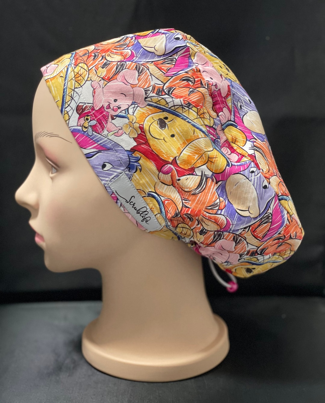 Hunny Bear & Friends - Scrub Hat for Women,scrub Cap, Scrub Cap for ...
