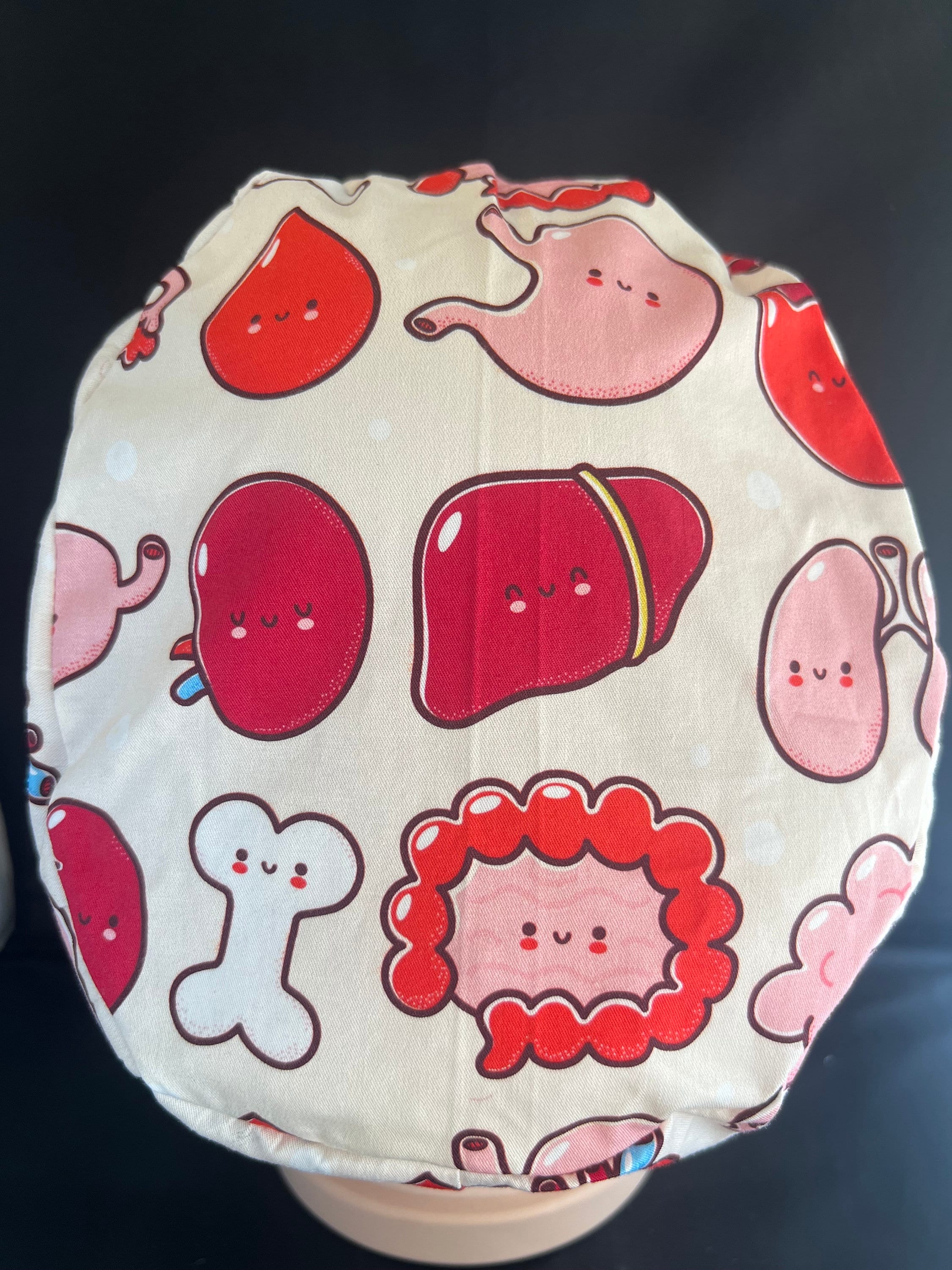 Organs in Cartoon Scrub Hat for Womenscrub Cap Scrub Cap - Etsy Australia