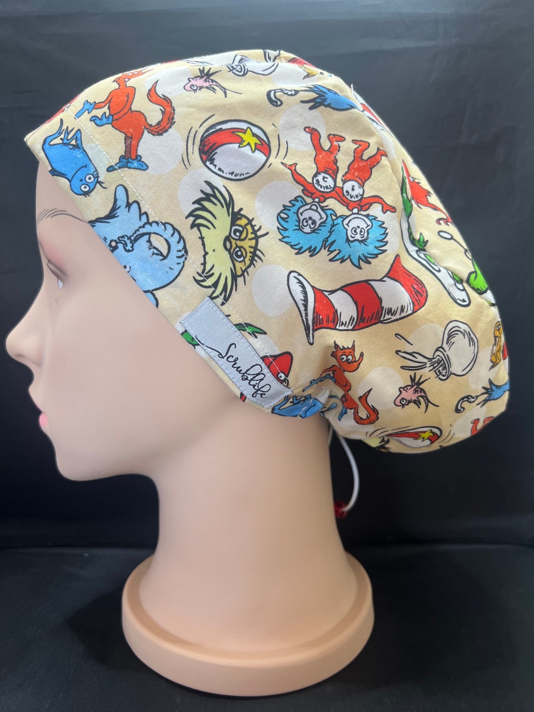 One Fish, Two Fish - Scrub Hat for Women,scrub Cap, Scrub Cap for Woman ...