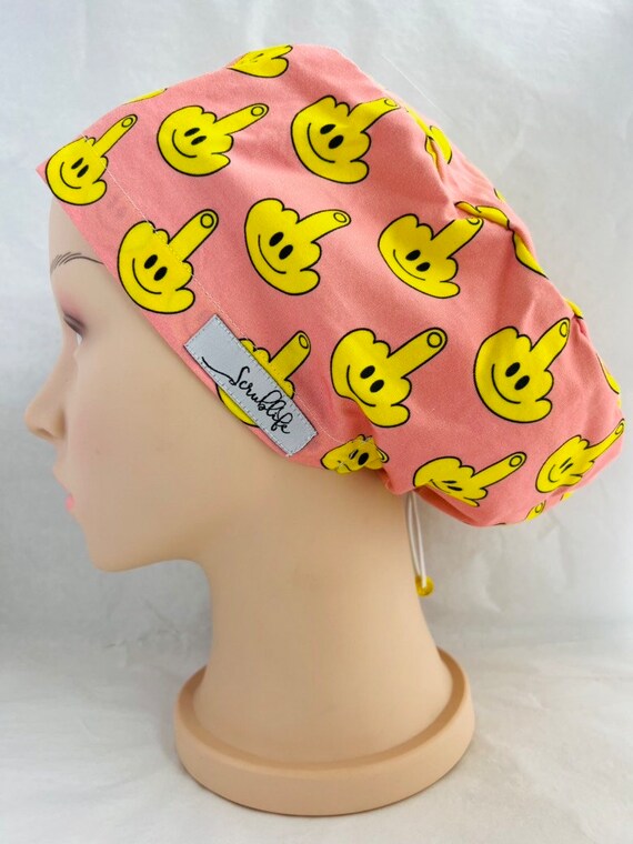 Flipping Da Bird scrub Hat for Womenscrub Cap Scrub Cap for - Etsy