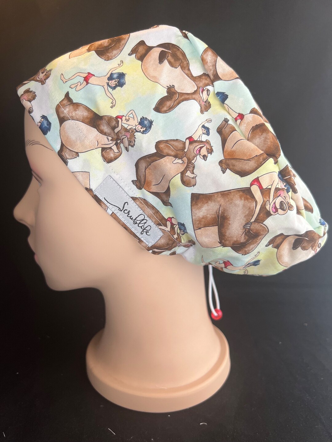 Jungle Boy in White scrub Hat for Women,scrub Cap, Scrub Cap for Woman ...