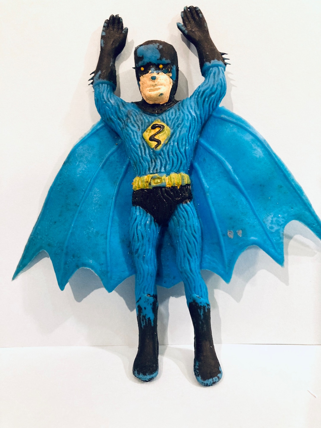1973 Vintage Rare Ben Cooper | Rubber BATMAN | Jiggler | DC Comics ...