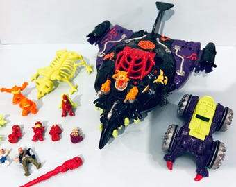1992 Rare Vintage Bluebird COMPLETE MIGHTY MAX Lashes Lizard Doom Zones ...