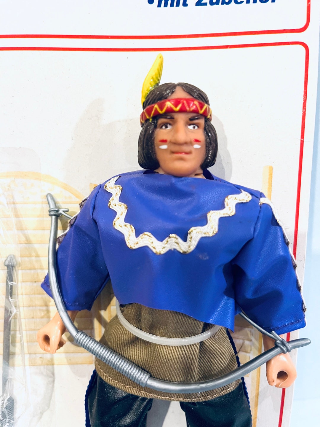 Vintage 1980s El Corros | the Fighter in Black | 6 Inch Figure Doll ...