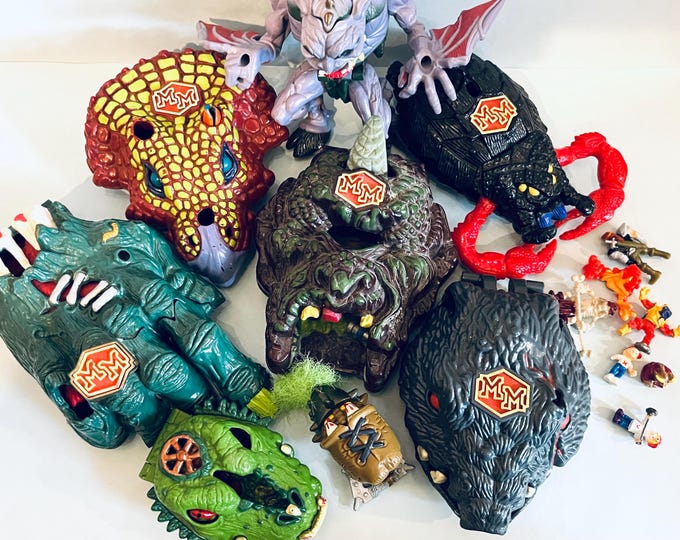 1992 Rare Vintage Bluebird COMPLETE MIGHTY MAX Lashes Lizard Doom Zones Playset Pocket Toys - Etsy