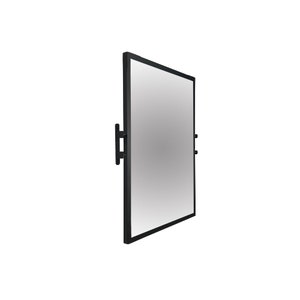 Metal Bracket Mirror-industrial Bathroom Decor-steel Entryway Accessory ...