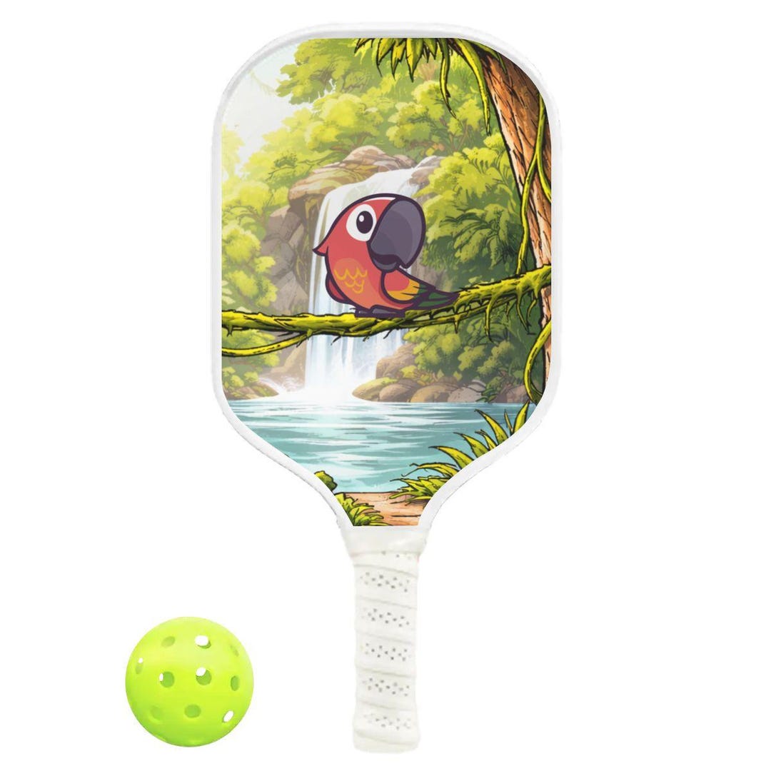 Kids Pickleball Paddle | Cute Parrot Animal Design - Etsy
