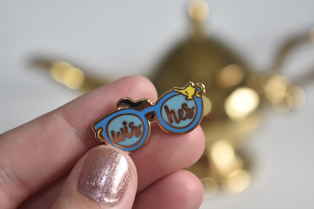 Genie Glasses Enamel Pin - Etsy
