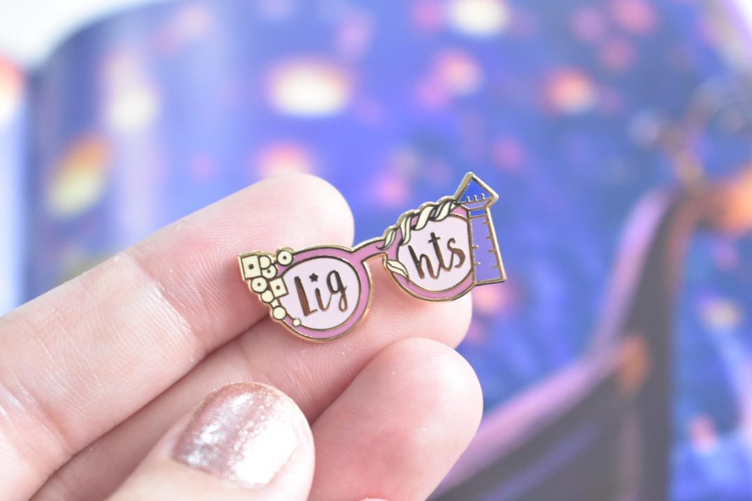 Rapunzel Glasses Enamel Pin - Etsy