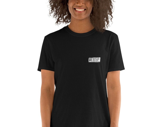 Rated R' for Raunchy Double Sided Print Short-sleeve - Etsy