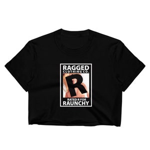 Rated R for Raunchy Women's Crop Top - Etsy