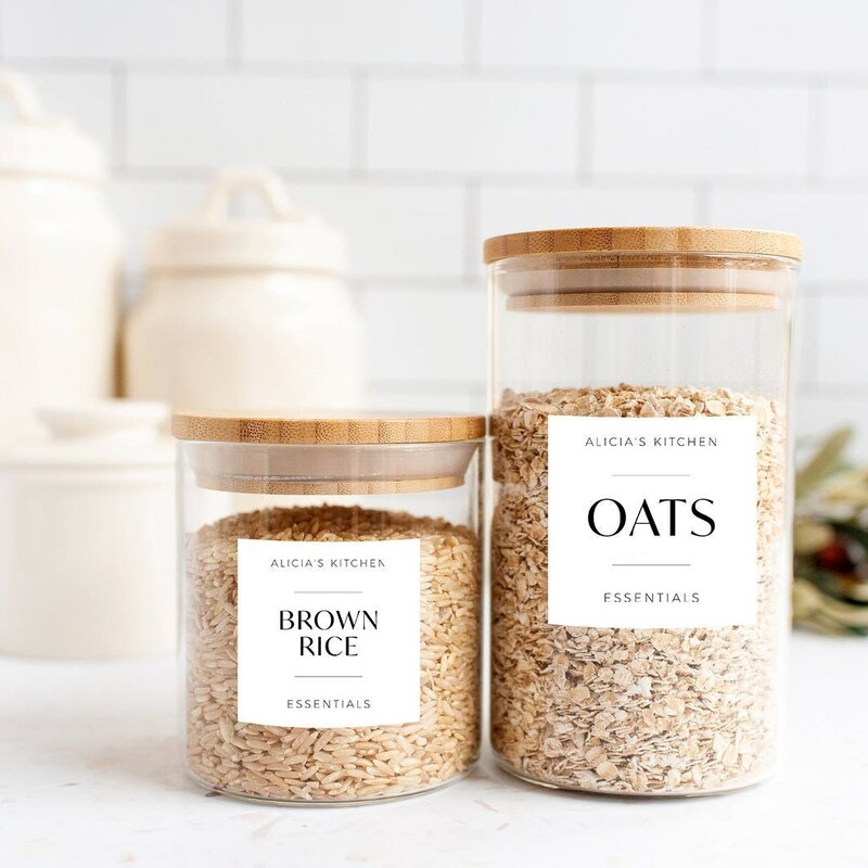 Pantry Labels - Etsy