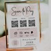 QR Code Sign Template, Scan to Order, QR Code Printable, Small Business ...