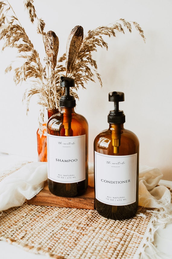 Editable Shampoo Labels Shampoo Bottle Label Template Hand | Etsy