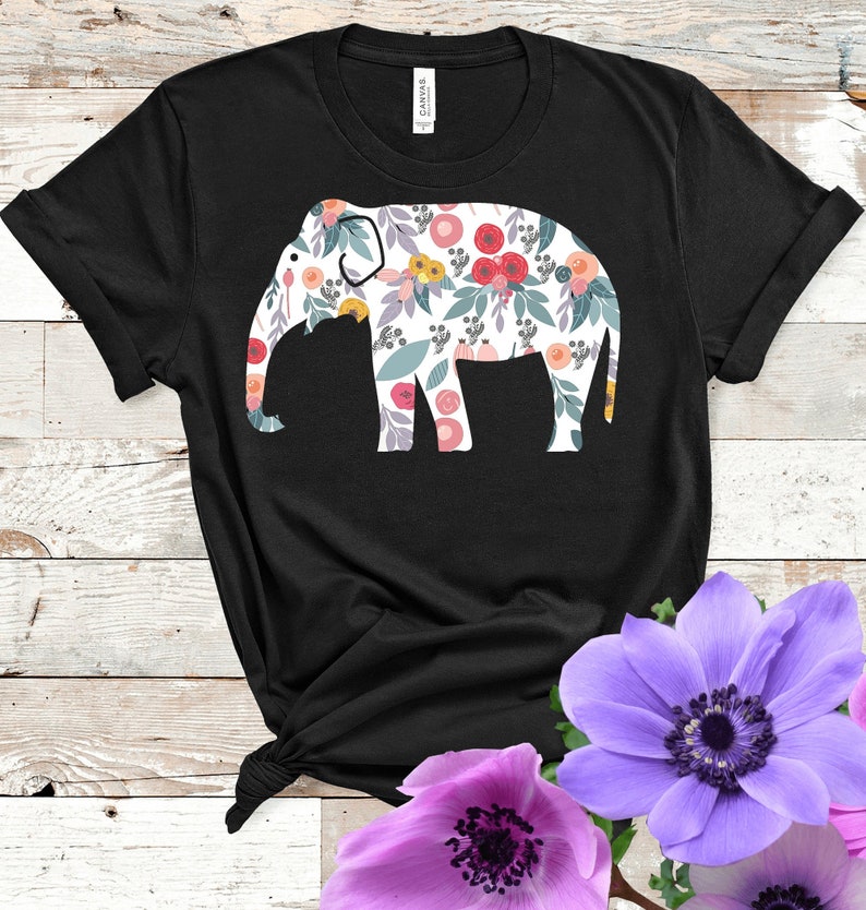 Elephant Tshirt, Elephant Lover, Elephant Tee, Elephant Kids Shirt ...