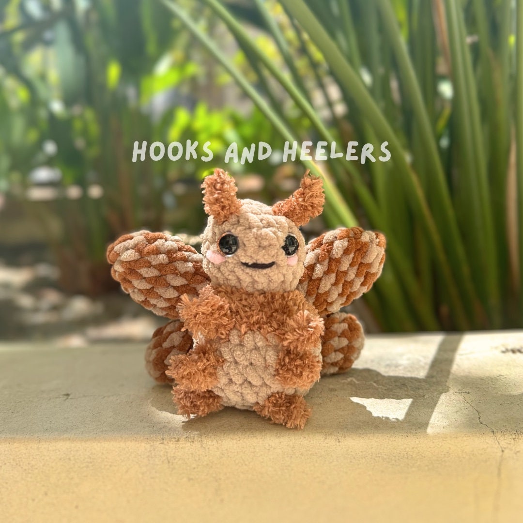 Monty the Moth Amigurumi Pattern: Crochet Plushie (PDF Pattern) - Etsy