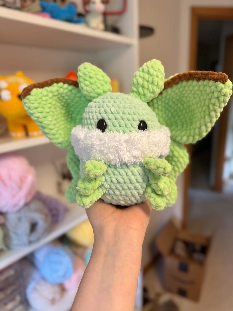 Crochet Moth Plushie | Luna Moth, Rosy Maple Moth, Crochet Plushie ...