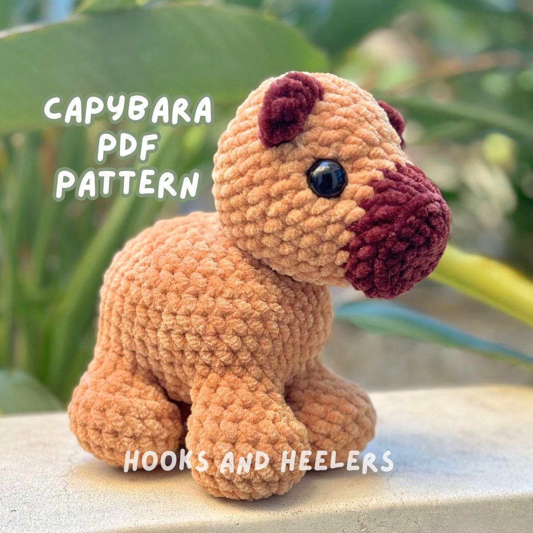 Crochet Capybara PDF Pattern: Chris the Capybara Plushie (digital ...