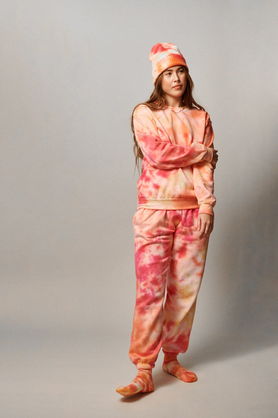 Peach Sorbet Tracksuit - Size S - Etsy UK