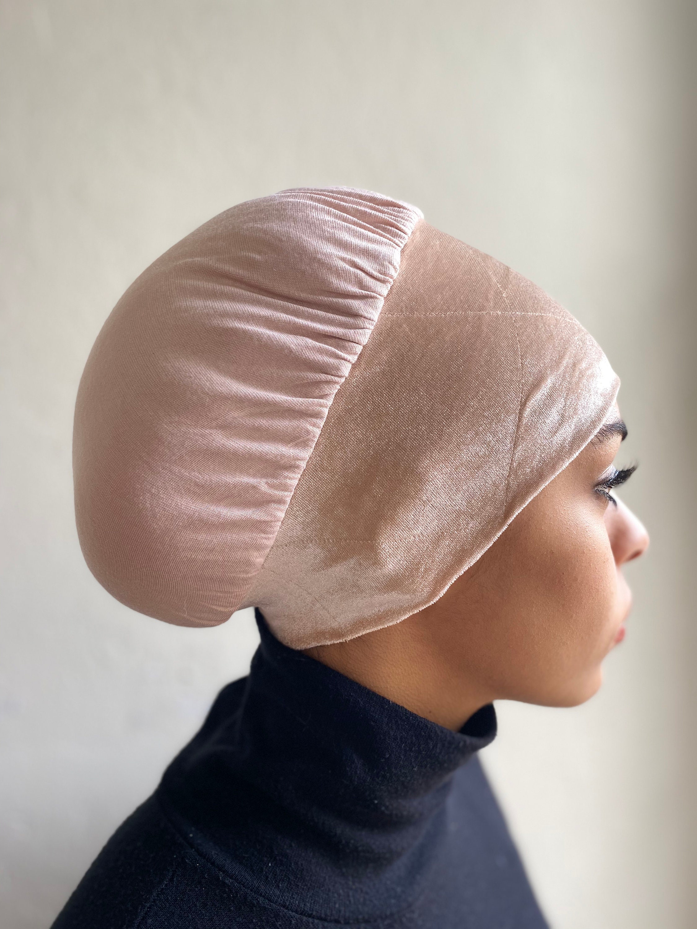 Versatile No-slip Hijab Tichel Turban Snood Underscarf Chemo Cap ...