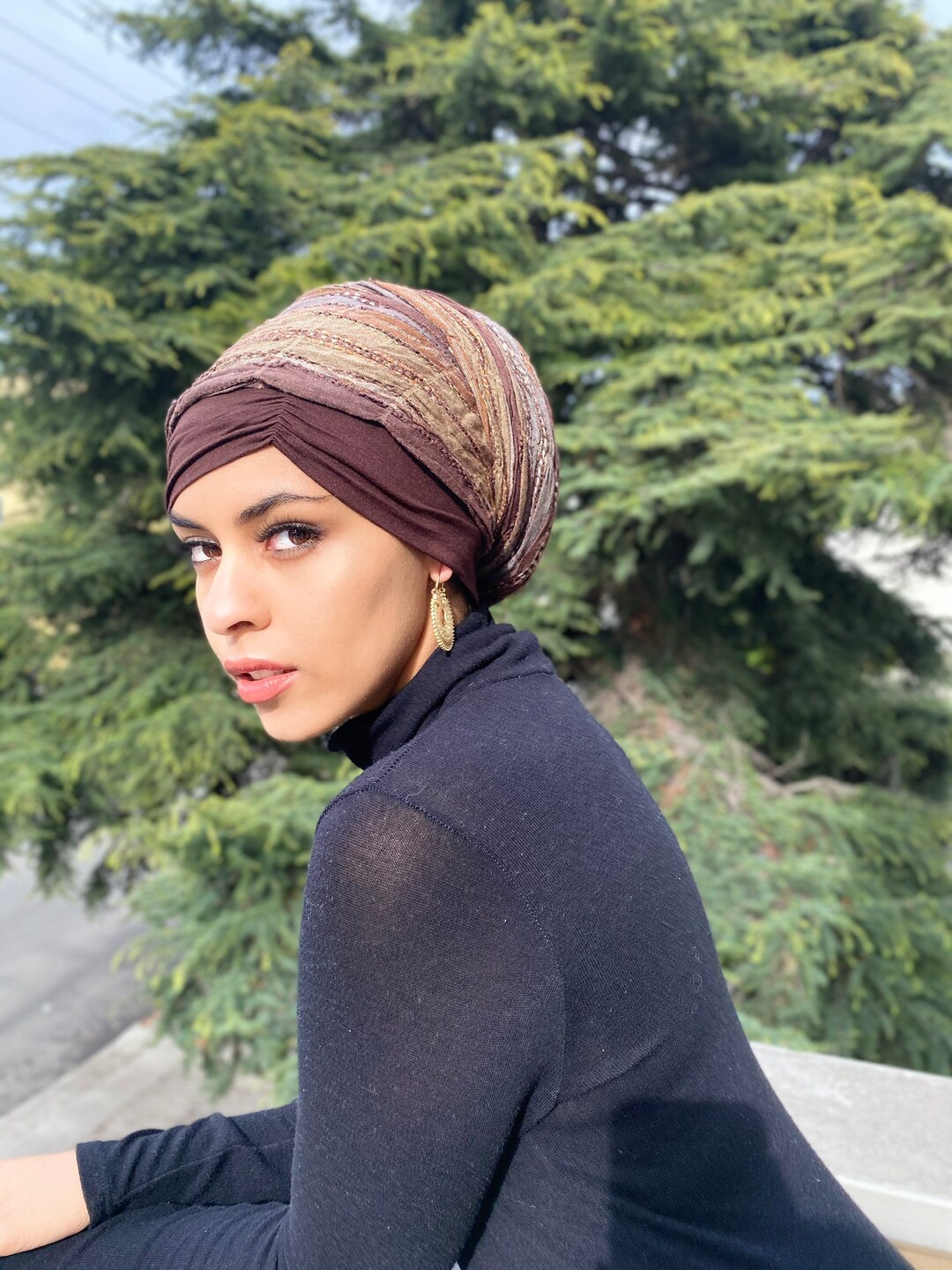 Lots of Colors-side-swept Bang Look Tube - Support for Scarf Scarves ...