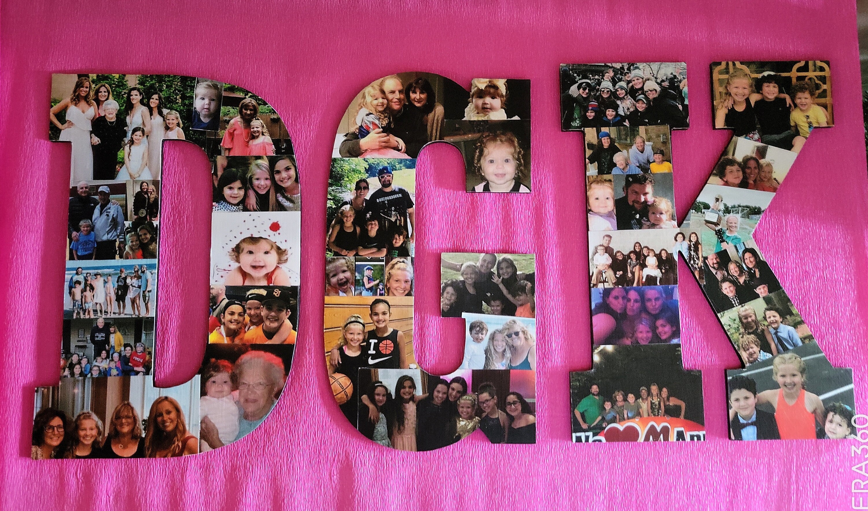 Custom Photo Letter Trio, 13 Inch, Perfect for a Unique Gift ...