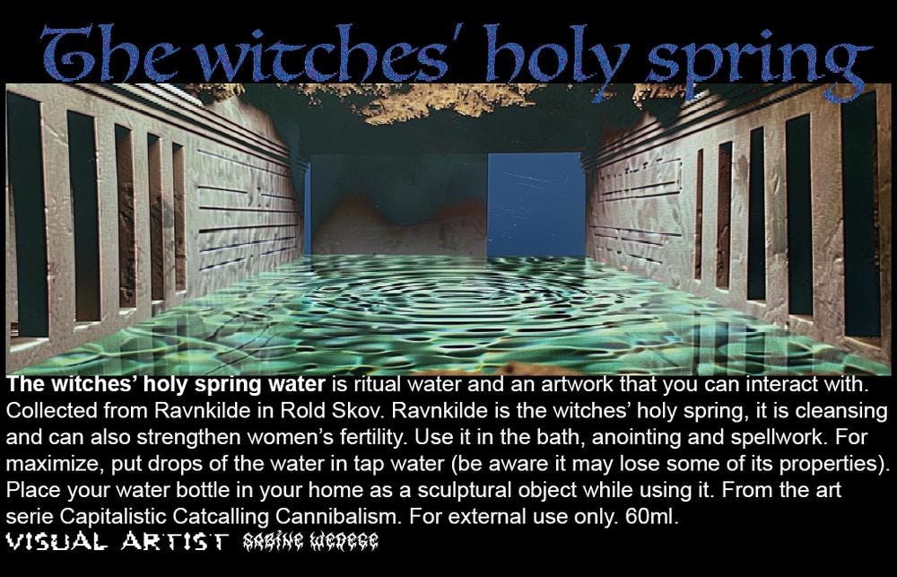 The Witches’ Holy Spring Water | Sacred Ritual Water for Protection and ...