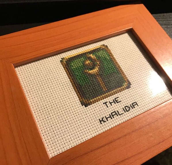 Final Fantasy/ffxiv Job Icons Cross Stitch (with Frame) - Etsy