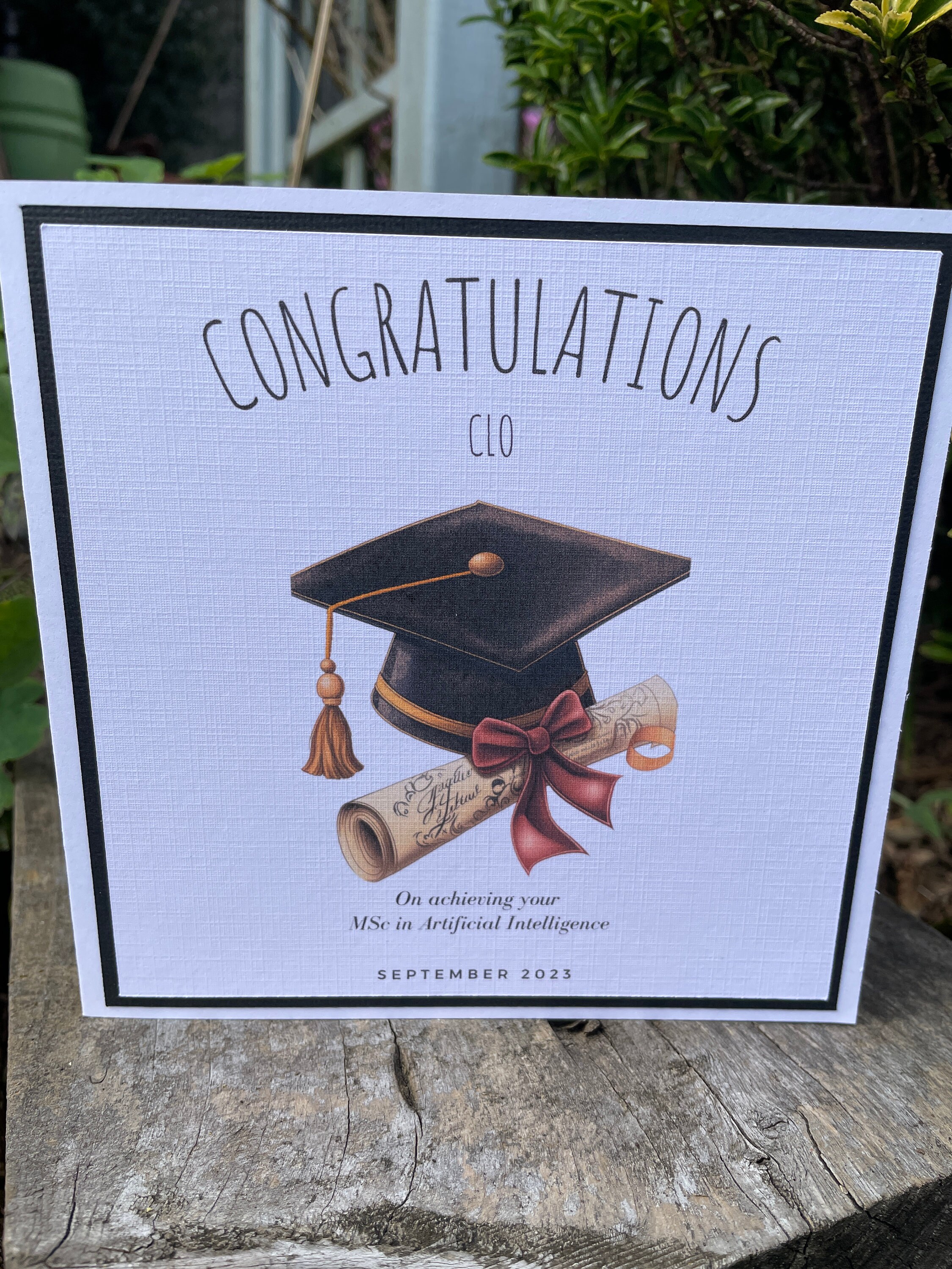 Graduation Card, Personalised Graduation Card, Clever Sausage, Passing ...