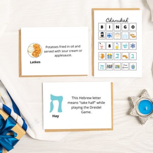 Chanukah Bingo, Hanukah Bingo, Hanukkah Bingo, Chanukah Games, Hanukkah ...