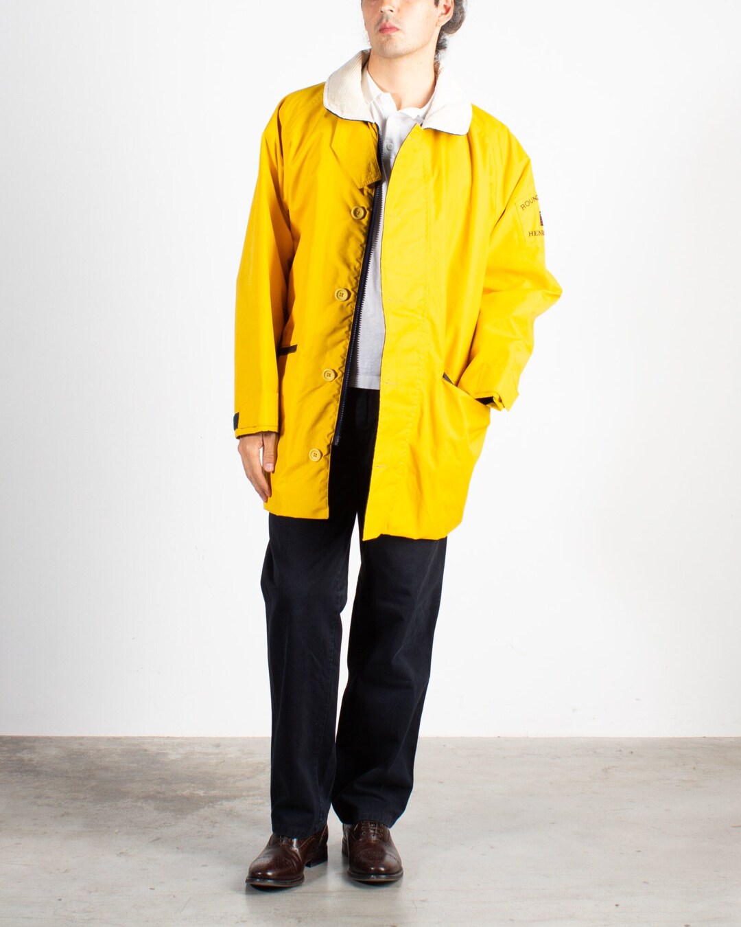 Men's Henri Lloyd Yellow Nylon Jacket Vintage English Male - Etsy