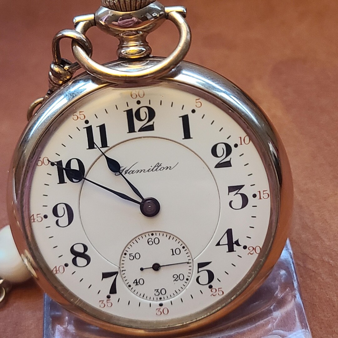 Hamilton Railroad Vintage Collector Pocket Watch, Working - Etsy