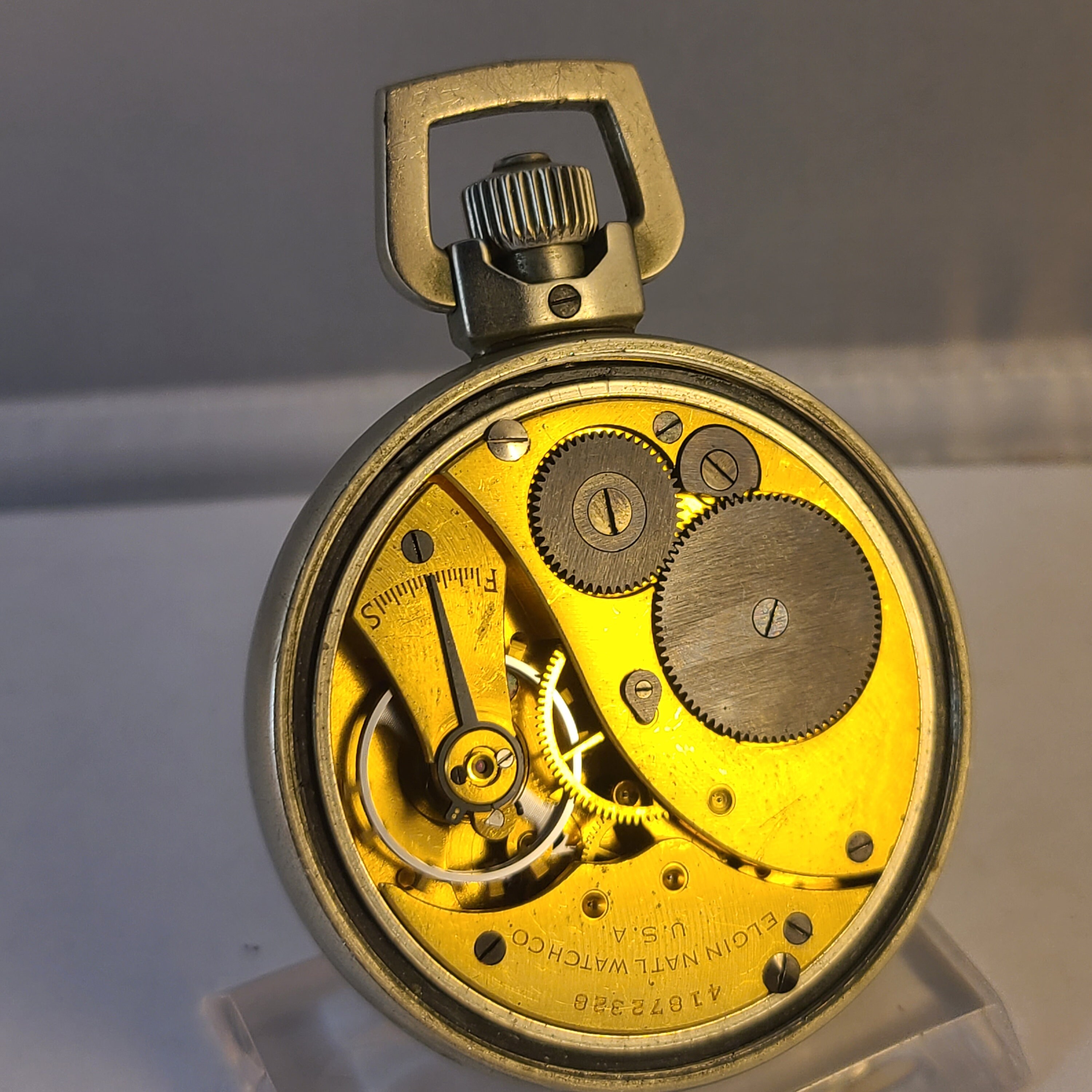 Antique Very Rare Railroad Pocket Watch, Elgine Timer - Etsy