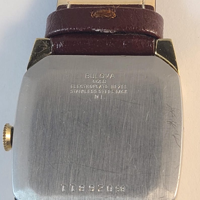 Bulova, N1 ,very Rare Collector Watch, Working, Rare Gold Dial, 1960s ...