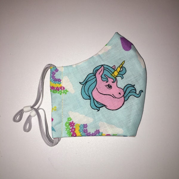 Unicorn Face Mask Adult - Etsy