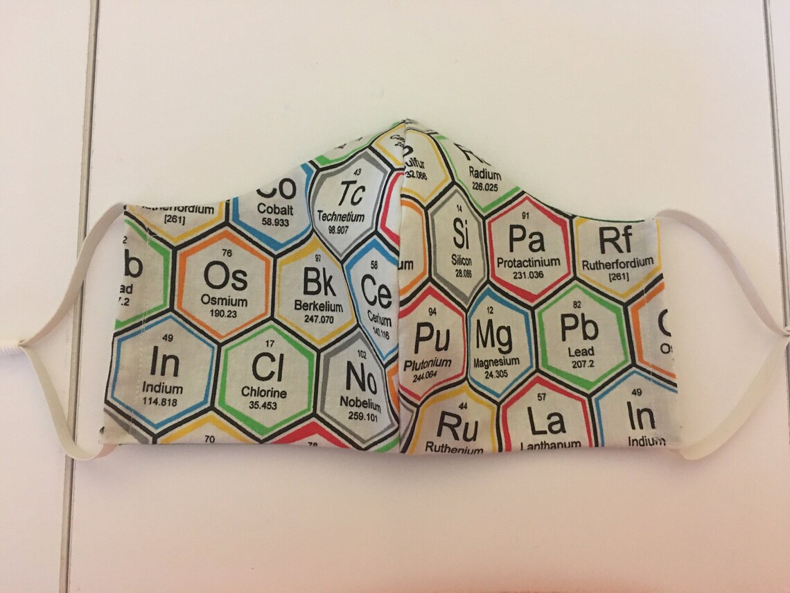 Chemistry Face Mask Chemistry Mask Science Face Mask School - Etsy