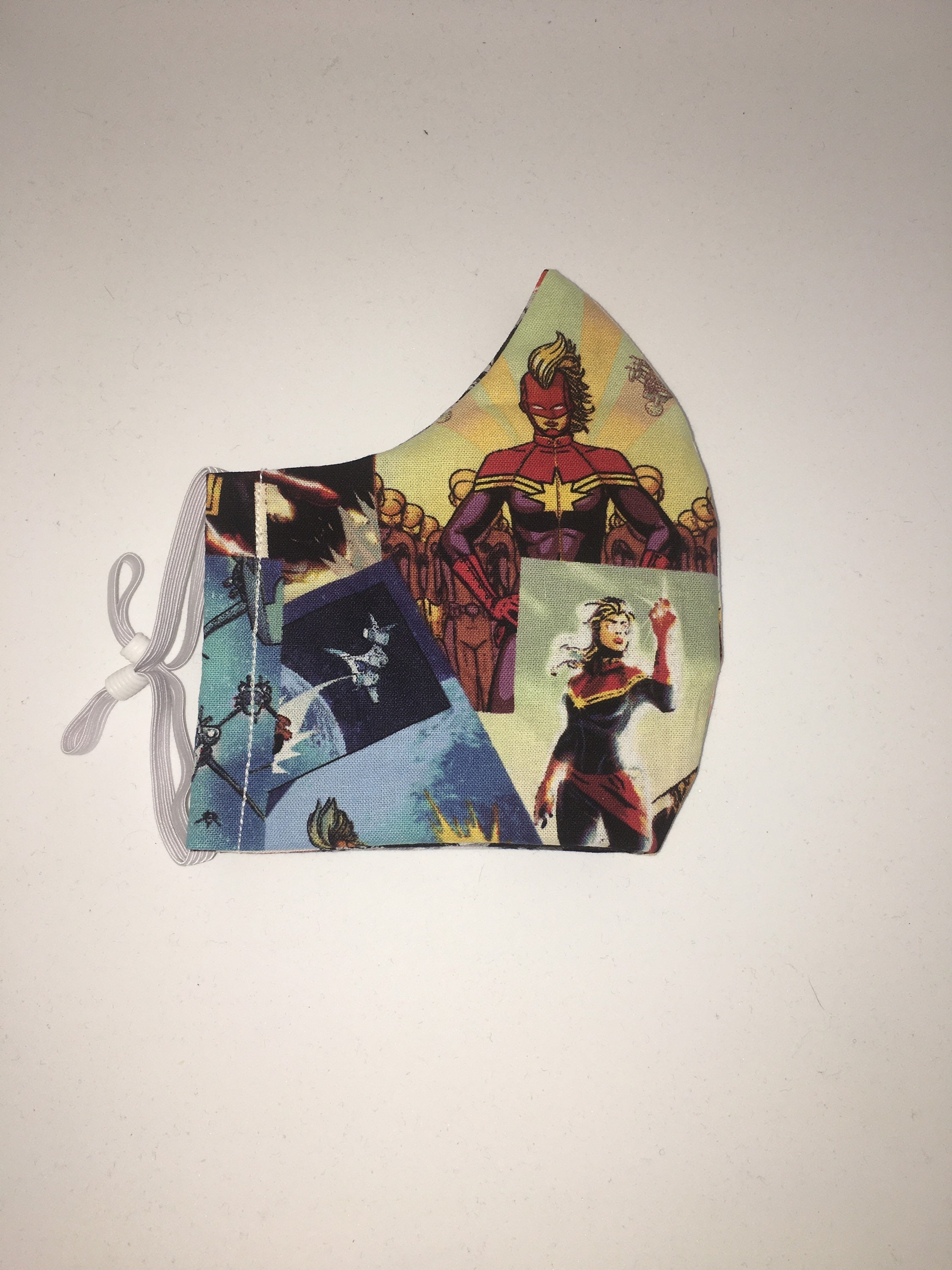 Captain Marvel Face Mask Captain Marvel Mask Marvel Masks - Etsy New ...