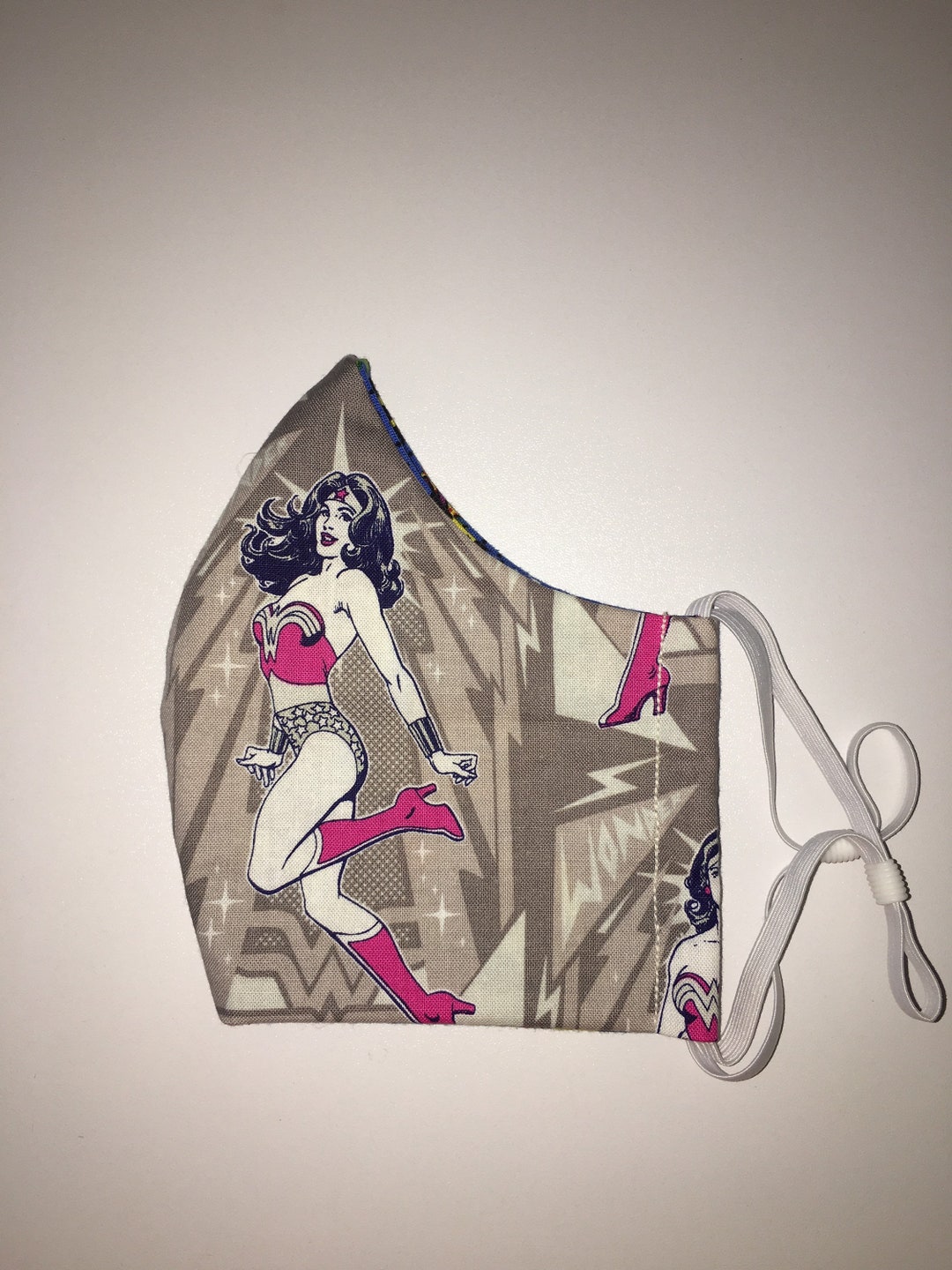 Wonder Woman Mask Wonder Woman Face Mask Wonder Woman Gift - Etsy