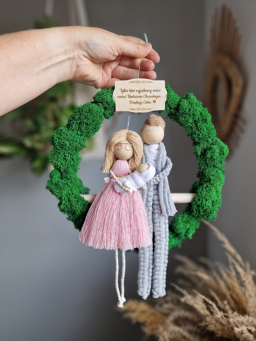 Macrame Doll, Macrame Family, Macrame Personalized Dolls, Gift for ...
