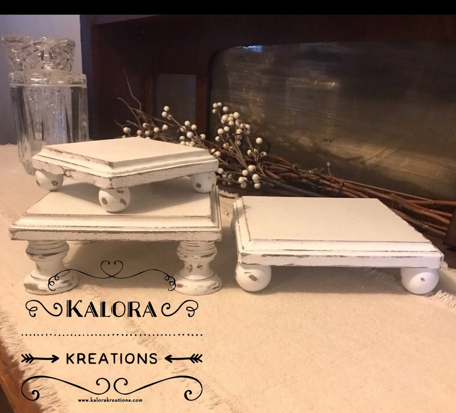 FREE SHIPPING Square Bundle Farmhouse Stand Bundle Wood - Etsy