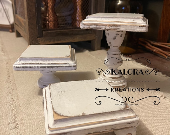 Mini Wooden Stand Bundle 3 Piece Bundle - Etsy