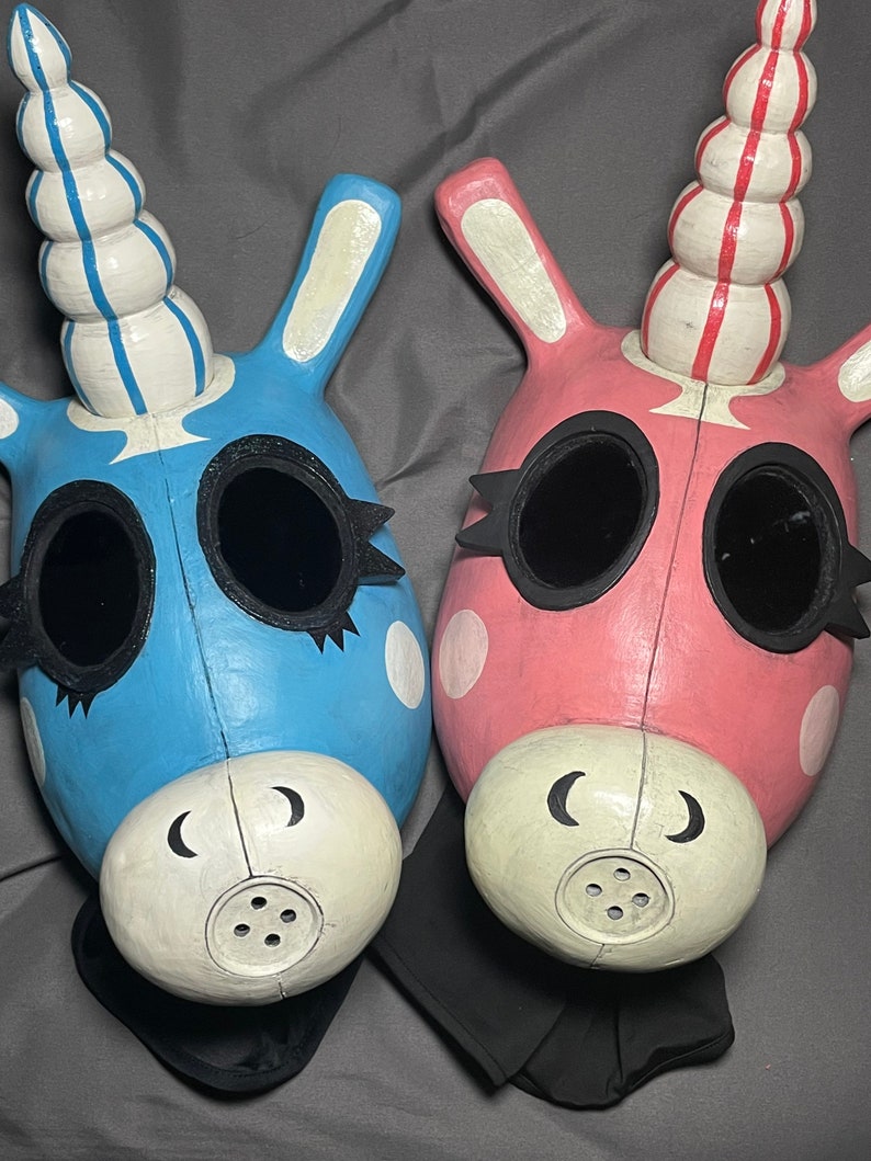 CUSTOM TF2 Pyro Cosplay Combustible Cutie Unicorn Mask - Etsy UK
