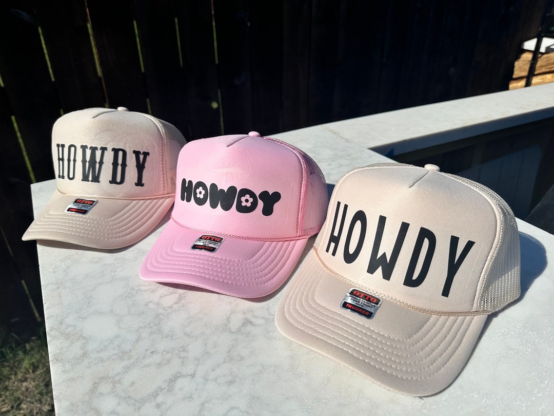 Howdy Trucker Hat - Etsy