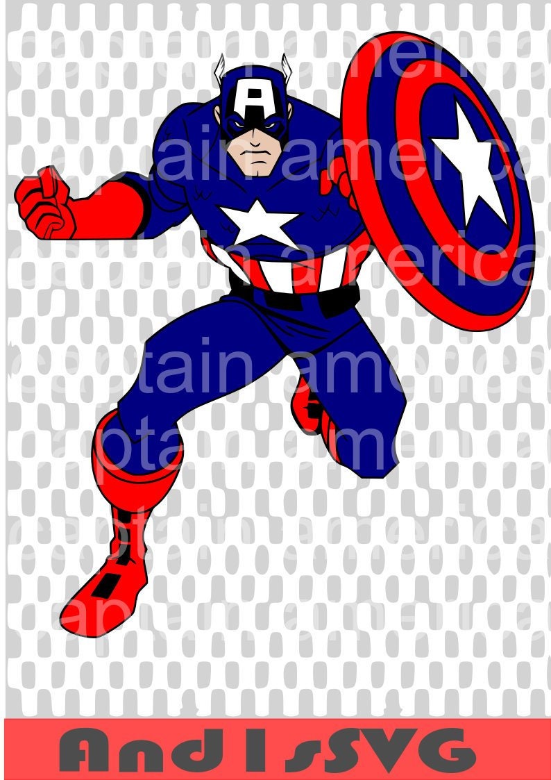 Captain America SVG - Etsy