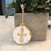 Round Wooden Cross Ornament - Etsy