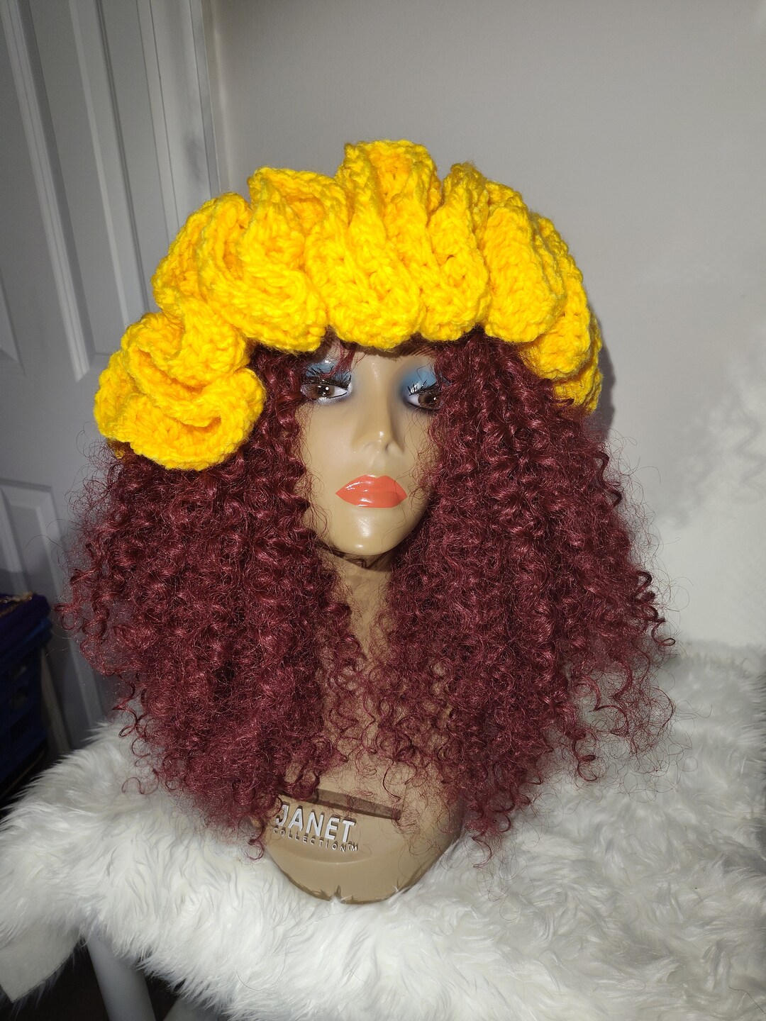 Chunky Crochet Ruffle Bucket Hat - Etsy