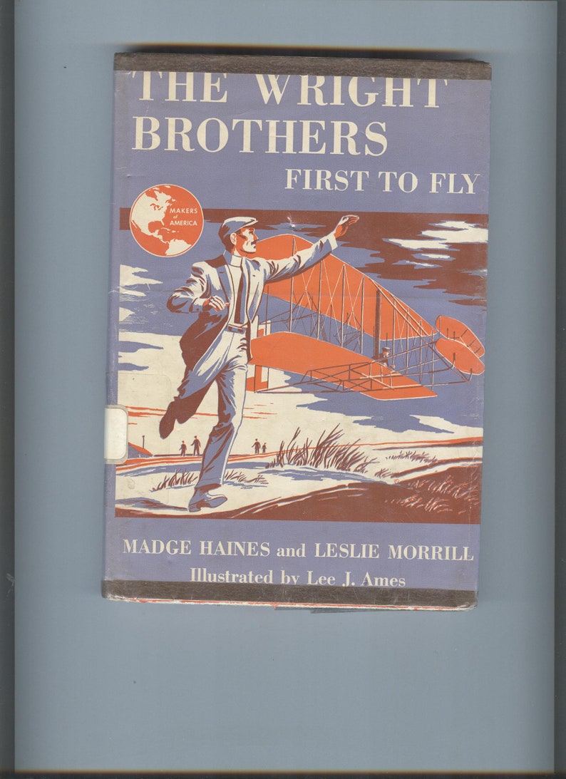 The Wright Brothers First to Fly 1955 - Etsy